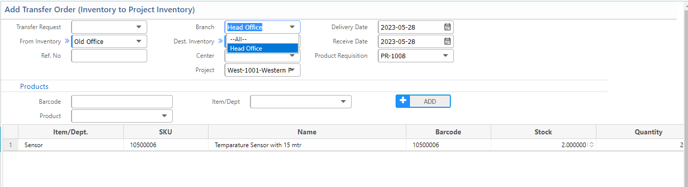 BoQ Settings Configuration | Prism ERP Docs
