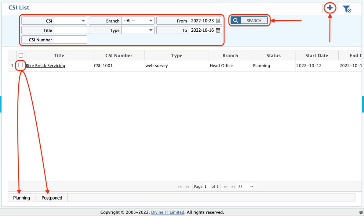 Customer Satisfaction Index (CSI) Tools | Prism ERP Docs