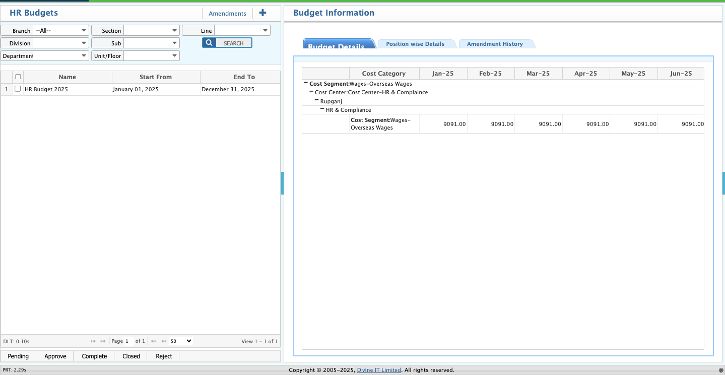 HR Cost Center Management | Prism ERP Docs