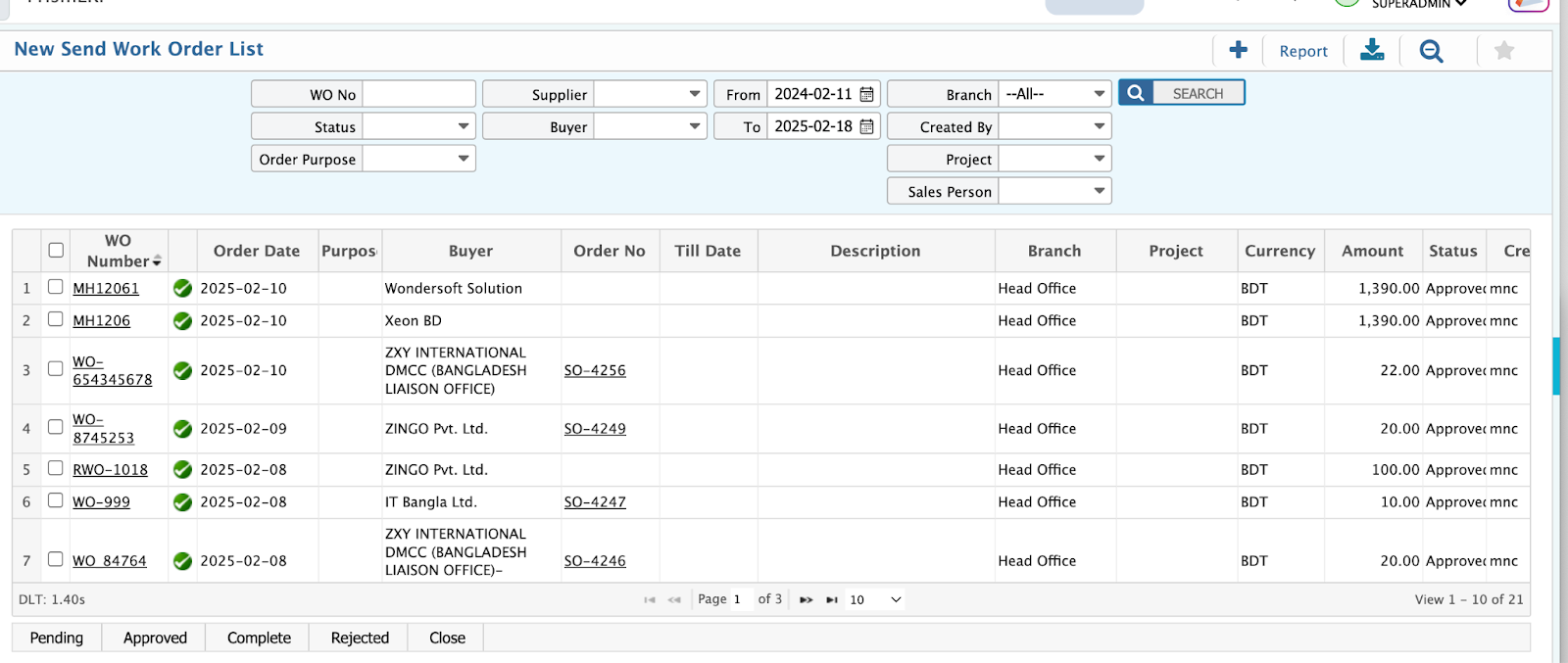 Booking Management System | Prism ERP Docs
