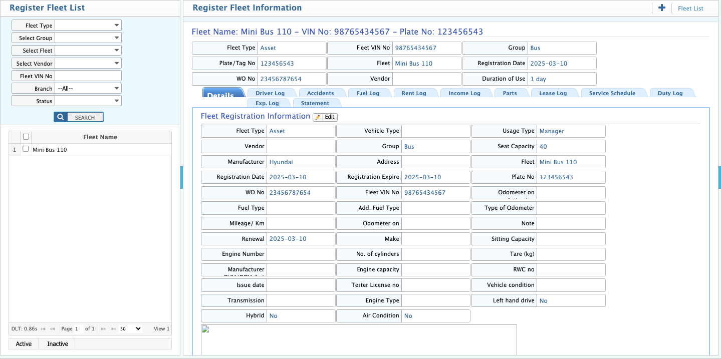 Employee Transportation Tracking | Prism ERP Docs