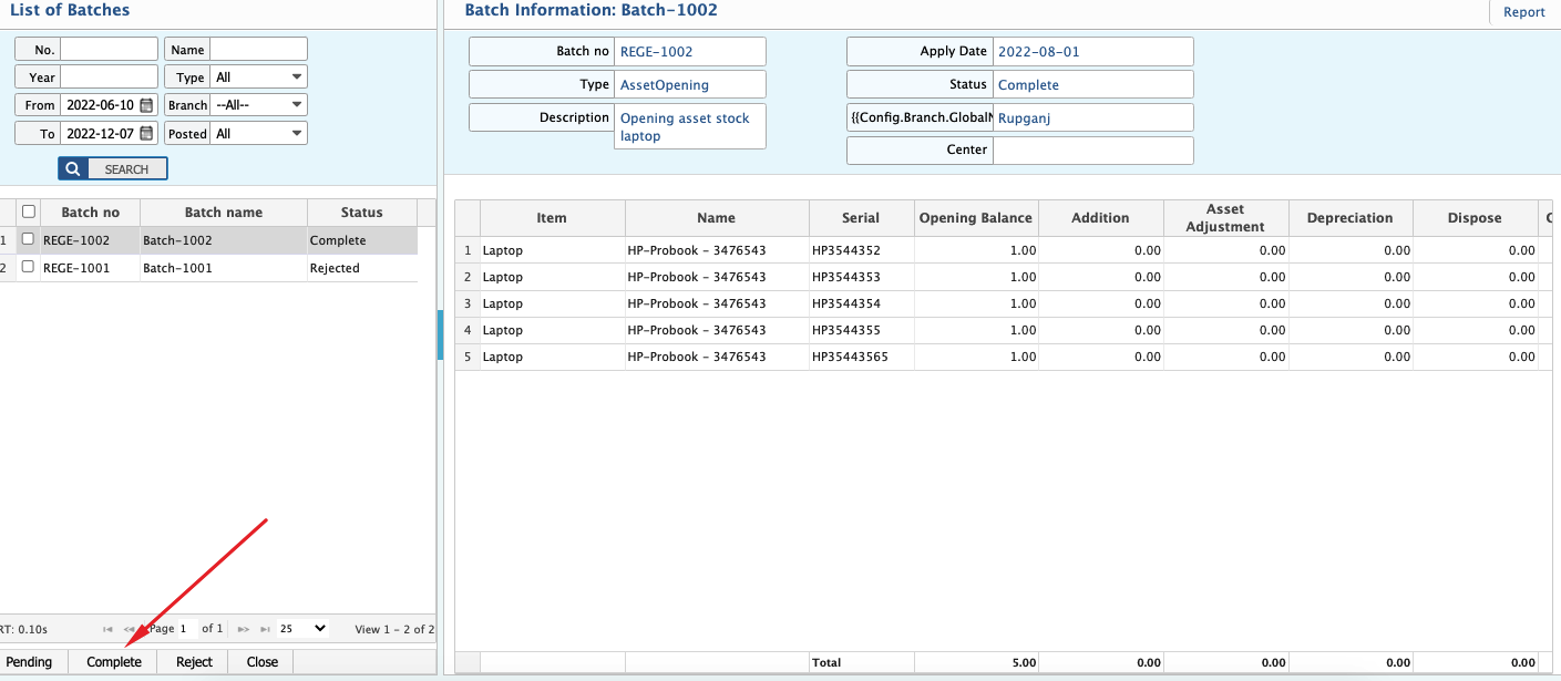 Employee Asset Management | Prism ERP Docs