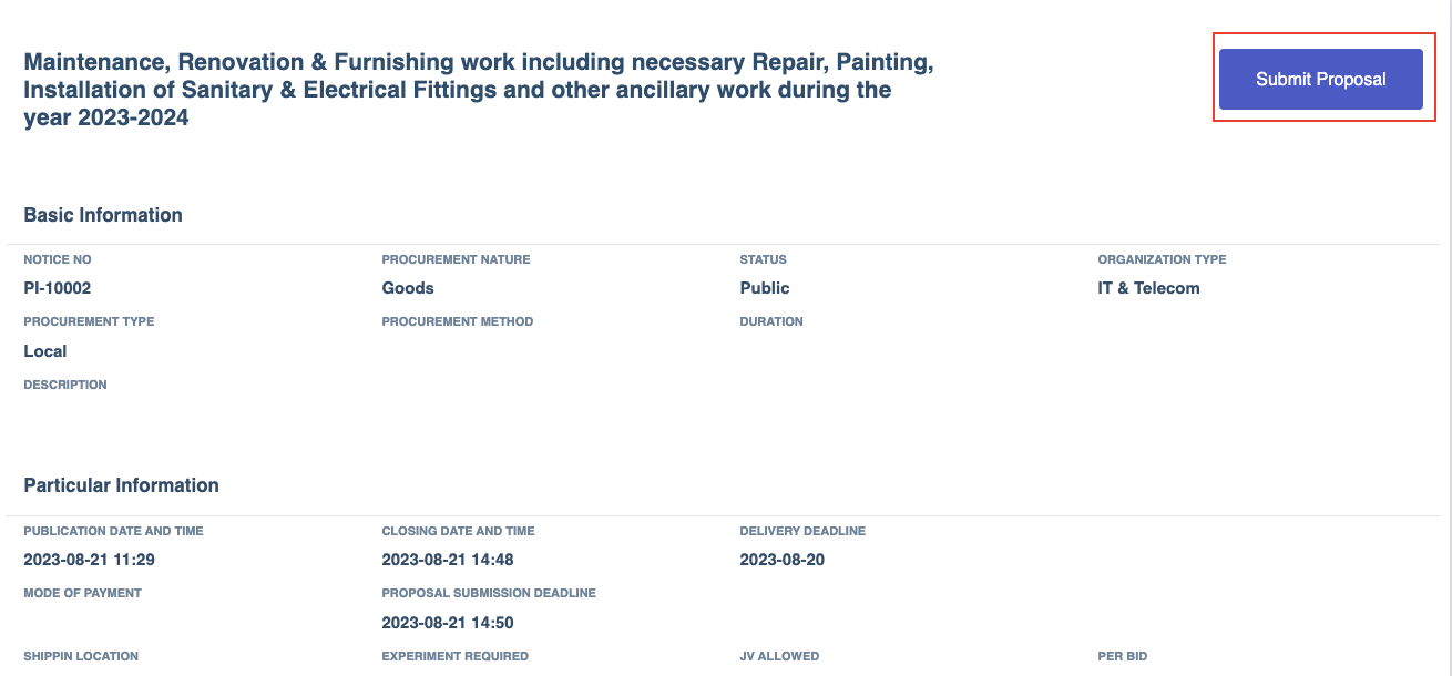 e-Procurement Process | Prism ERP Docs