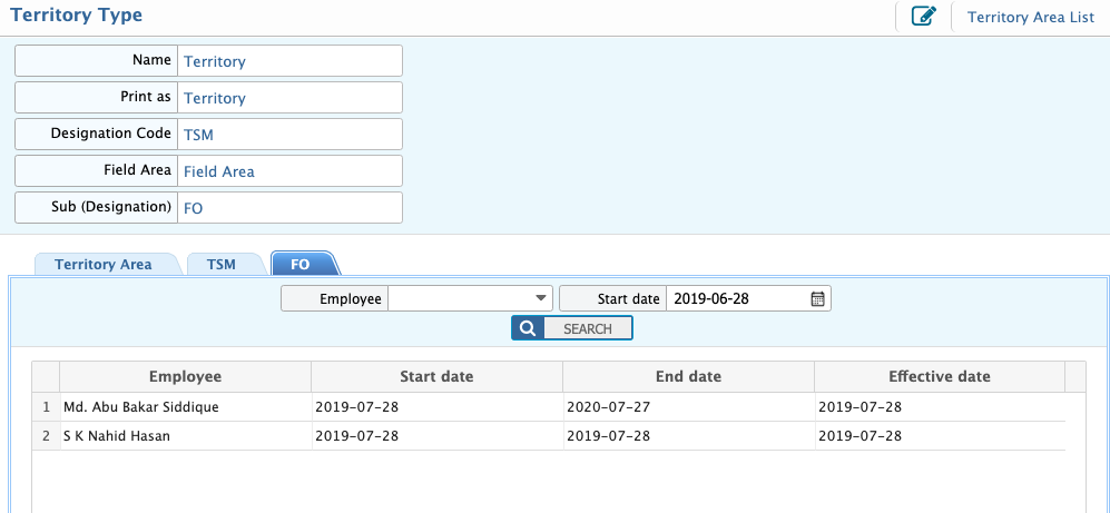Territory Management | Prism ERP Docs